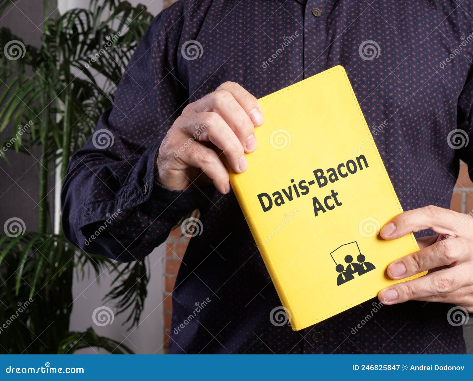 Davis-Bacon Act is Shown Using the Text Stock Image - Image of gavel ...