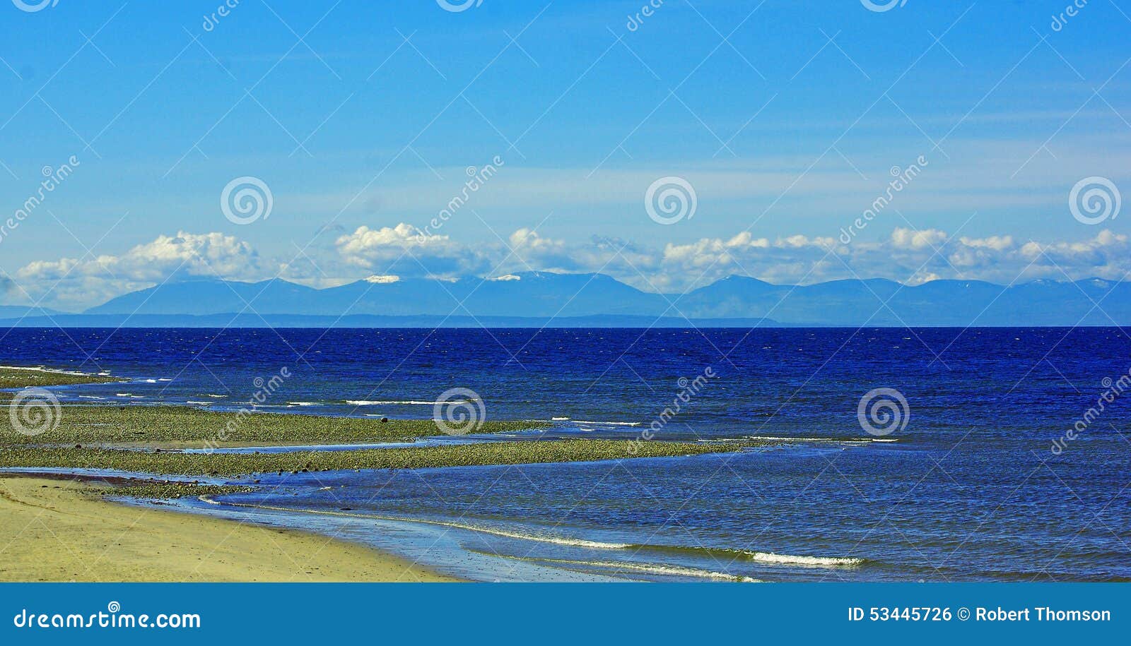 Sea Side Vista stock photo. Image of sunny, tides, vista - 53445726