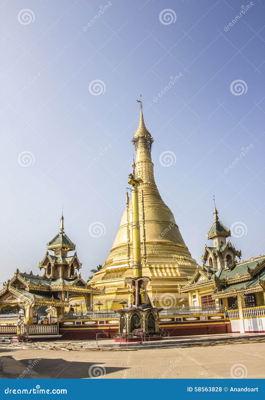 Dawei Pagoda photo stock. Image du patrimoine, antique - 58563828