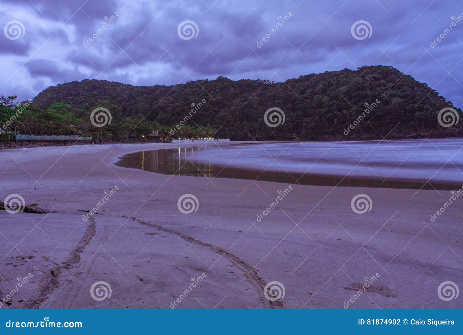 Dawn at Beach stock photo. Image of beach, dawn, tropical - 81874902