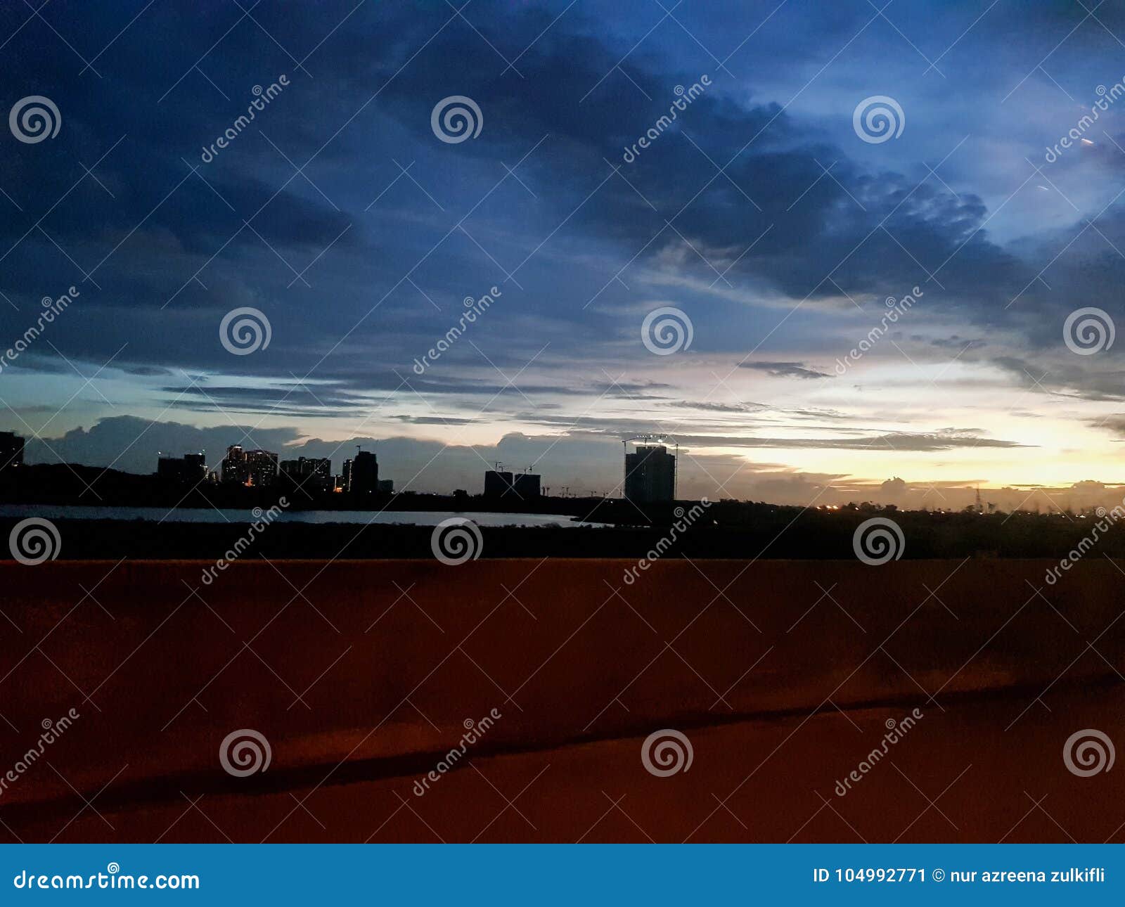 Clear sky at night stock image. Image of clear, night - 104992771