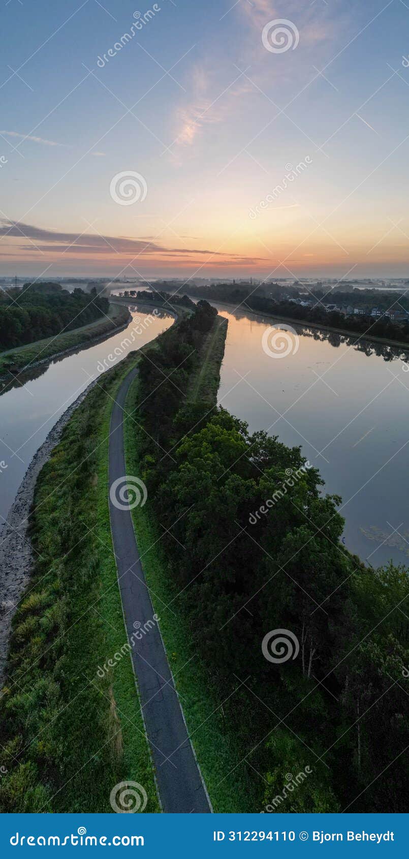 Dawn S First Light: a Riverside Pathway Reflecting the Morning Sky ...