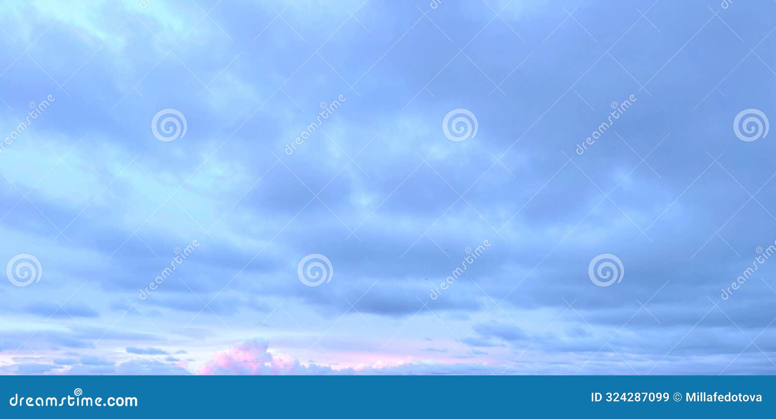 Dawn Sky Background. Windy Sky Cloud and Pink Morning Sunlight Stock ...