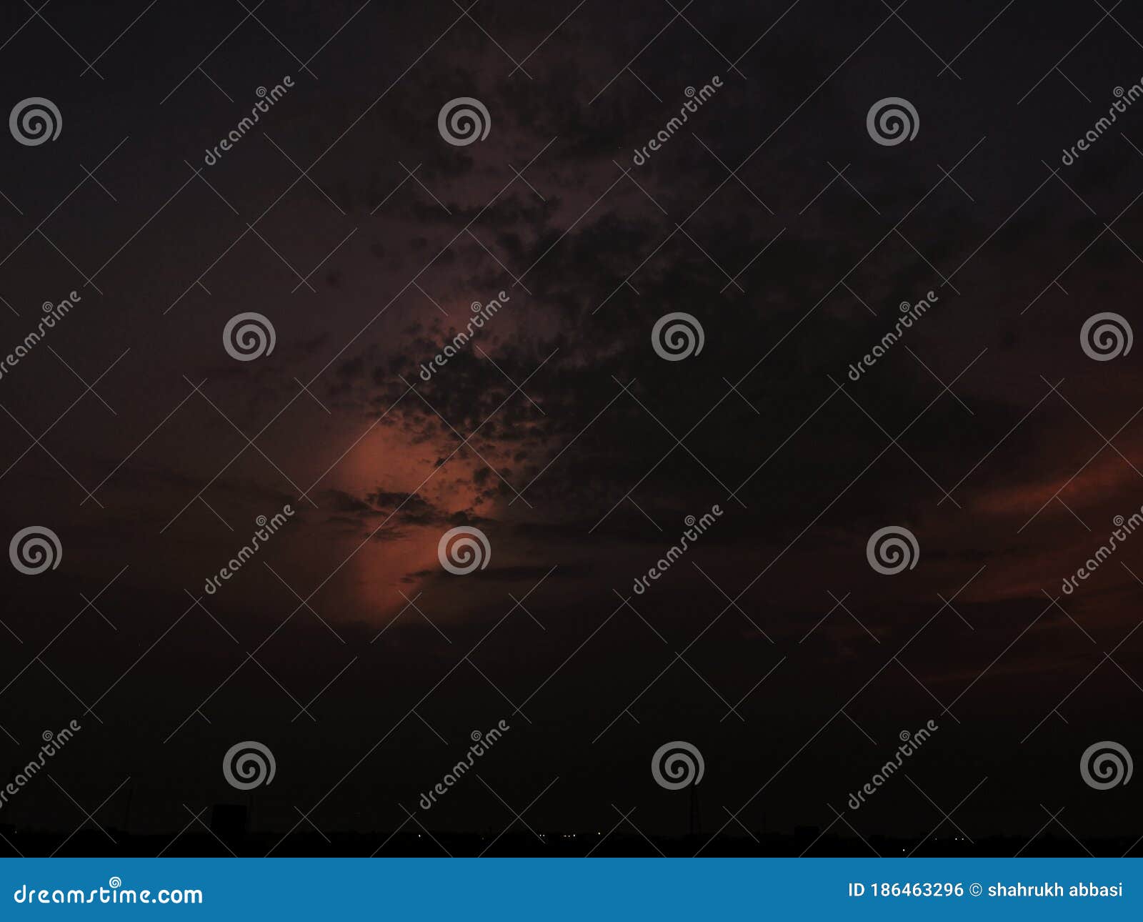 Dawn time and clouds stock photo. Image of dawn, poster - 186463296