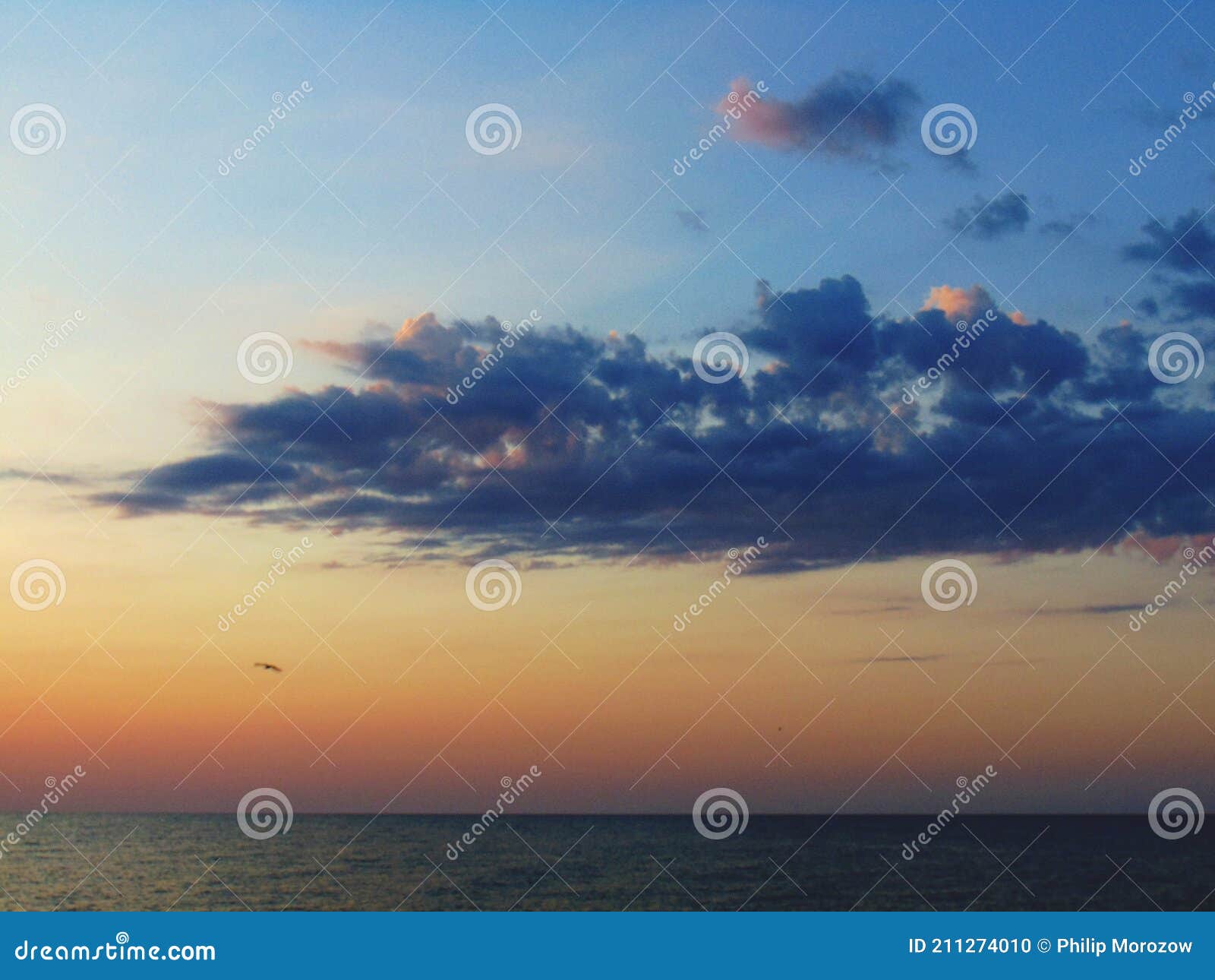 Dawn at sea stock photo. Image of earths, direct, upper - 211274010