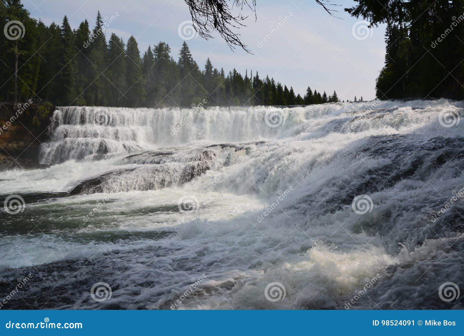 Dawson Falls in Canada stock image. Image of bestpicture - 98524091
