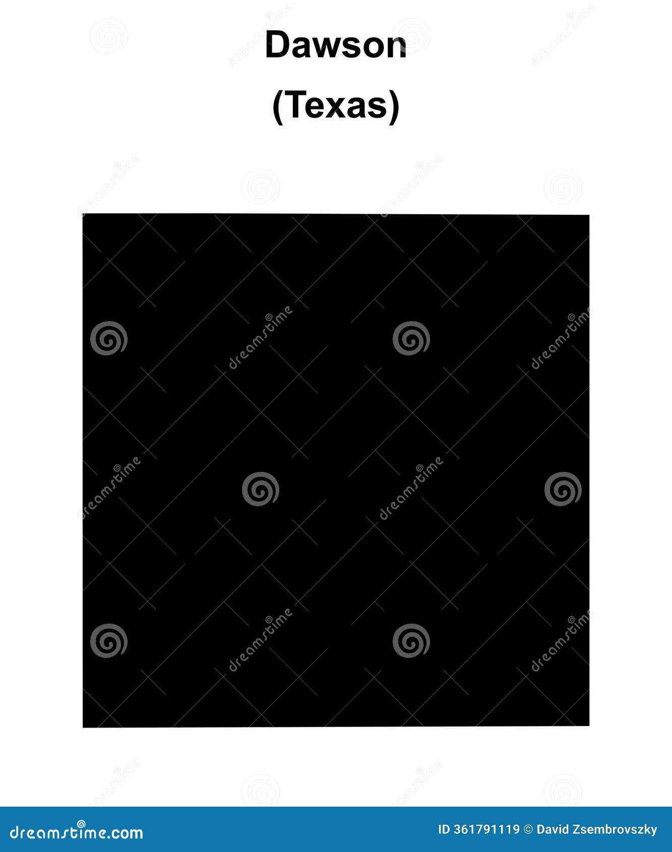Dawson outline map stock illustration. Illustration of vector - 361791119