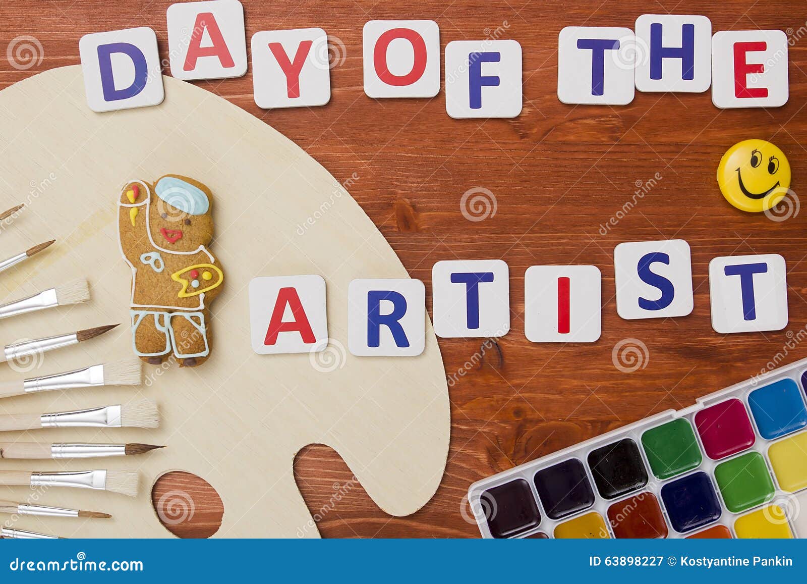 Day of the artist stock image. Image of design, education - 63898227