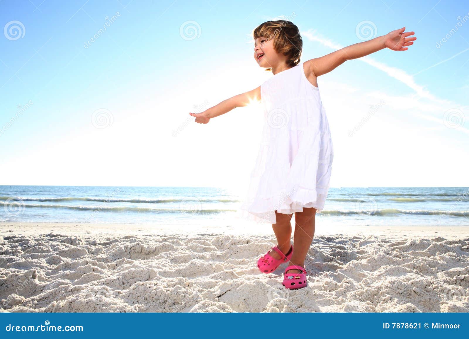 Day at the beach. stock image. Image of pretty, outside - 7878621