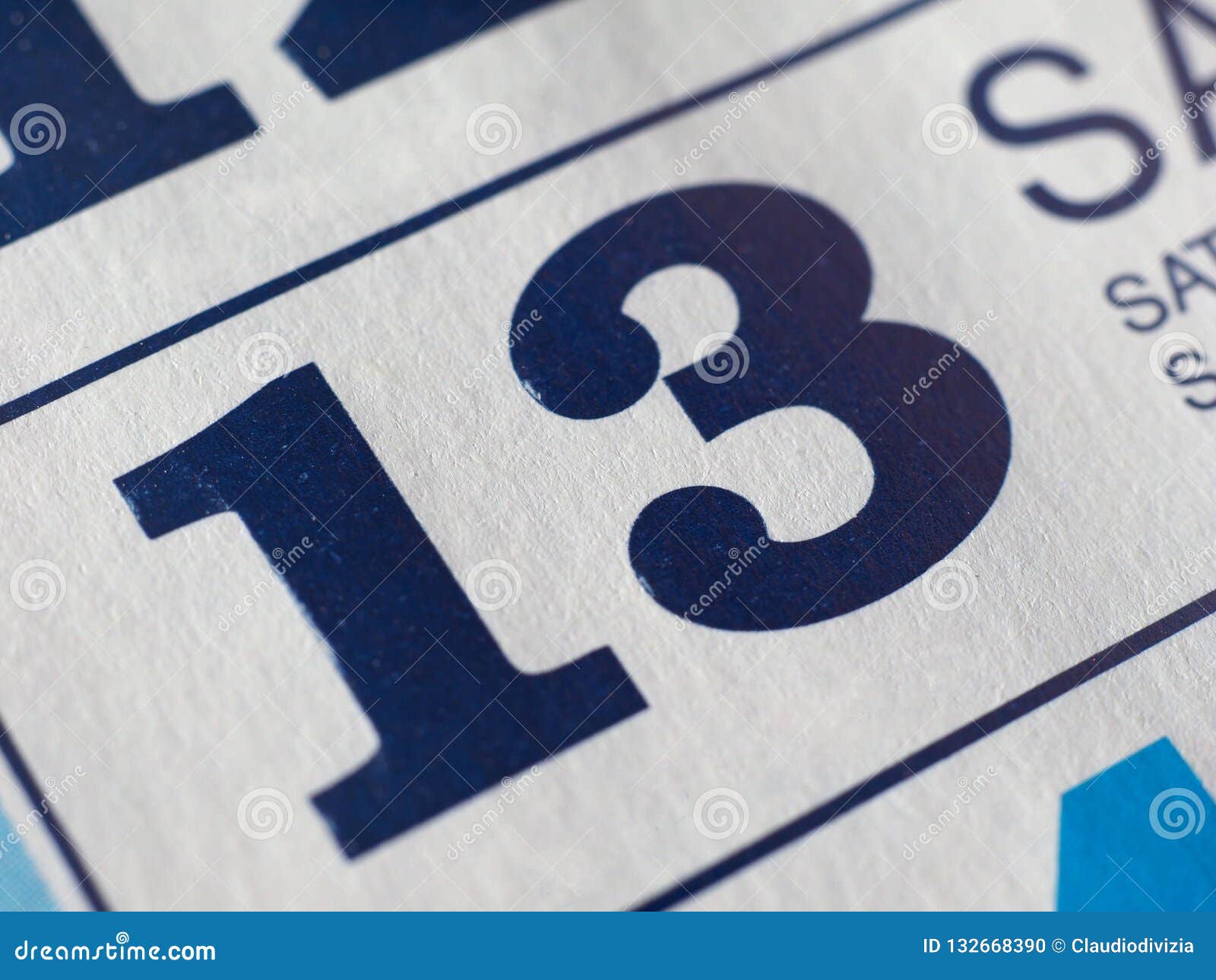 Day 13 on calendar stock photo. Image of close, calendar - 132668390