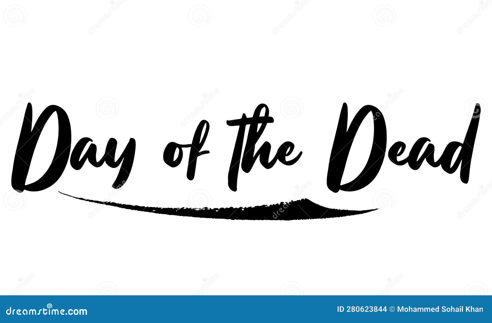 Day of the Dead Bold Typography Lettering Text Vector Design Quote ...