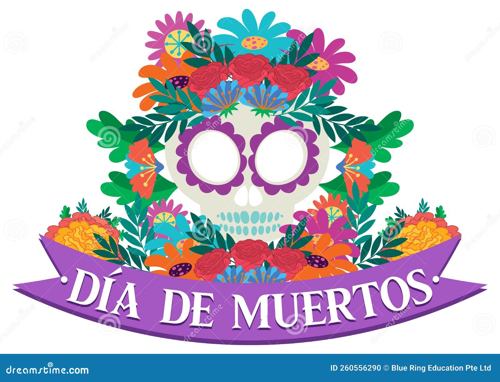 Day of the Dead Logo Design Stock Vector - Illustration of element ...