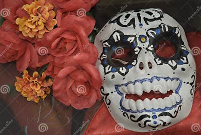Day of the dead mask stock image. Image of halloween, chicano - 3674429