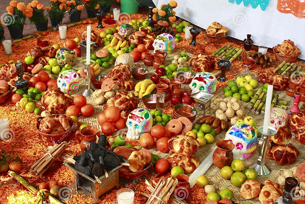 Day of the Dead Offering IV Stock Photo - Image of celebrate, america ...