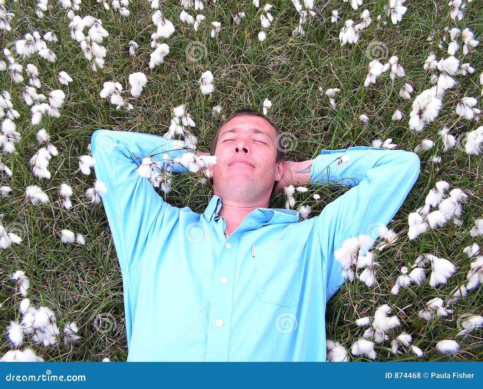 Day Dreaming Man stock photo. Image of alone, casual, dream - 874468