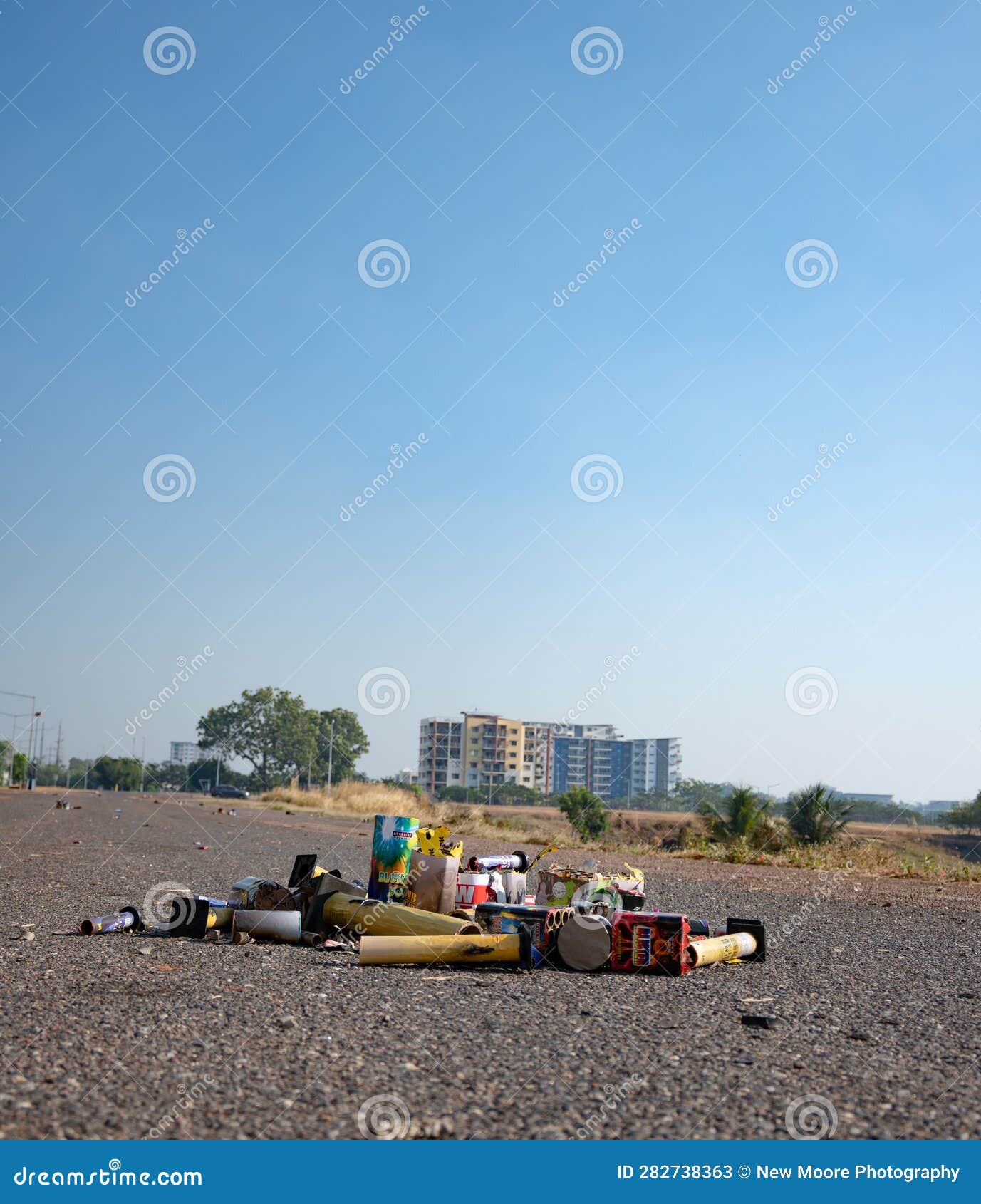 The Day after Fire Cracker Night in Darwin Editorial Stock Photo ...