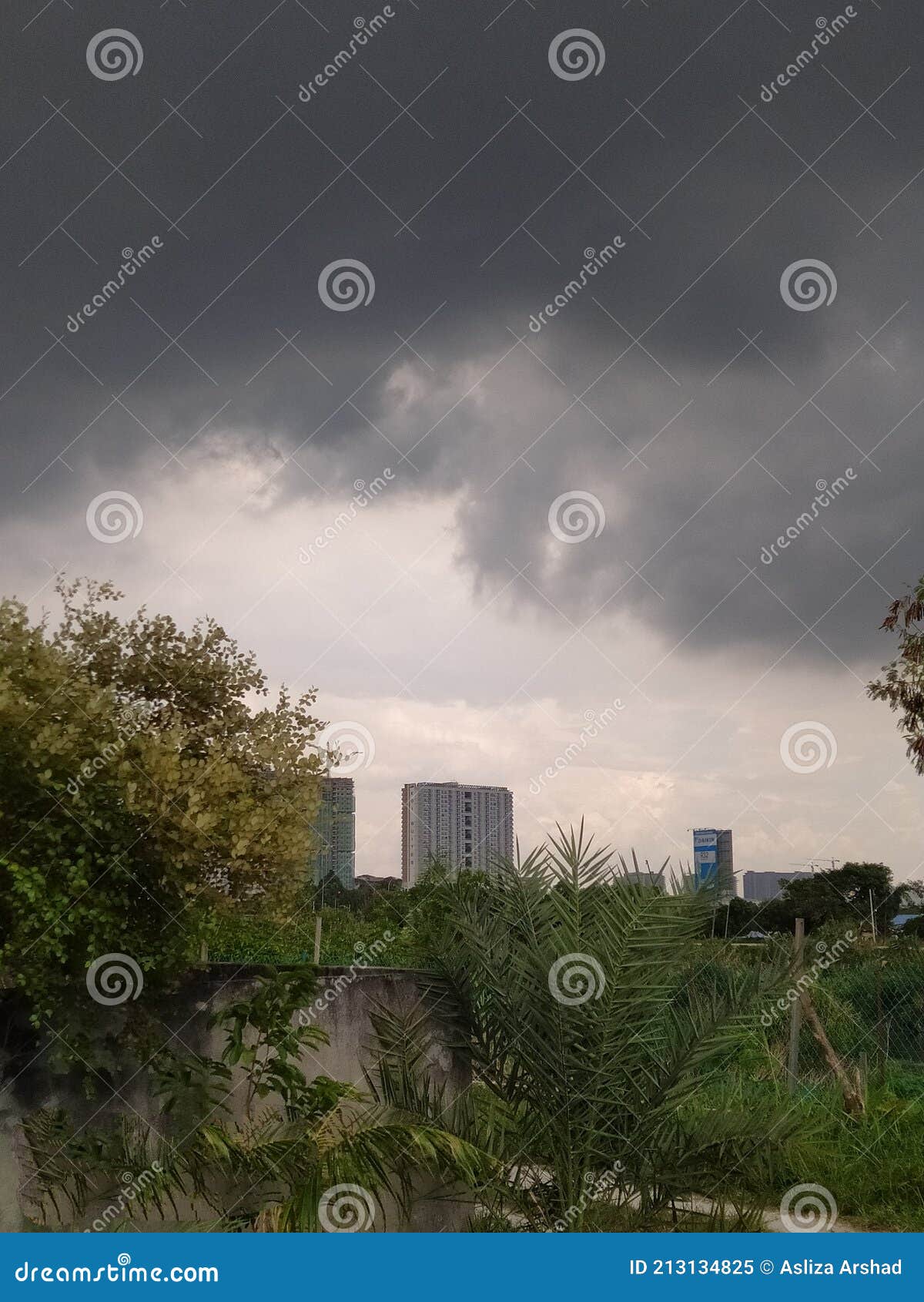 The day going to rain stock image. Image of horizon - 213134825