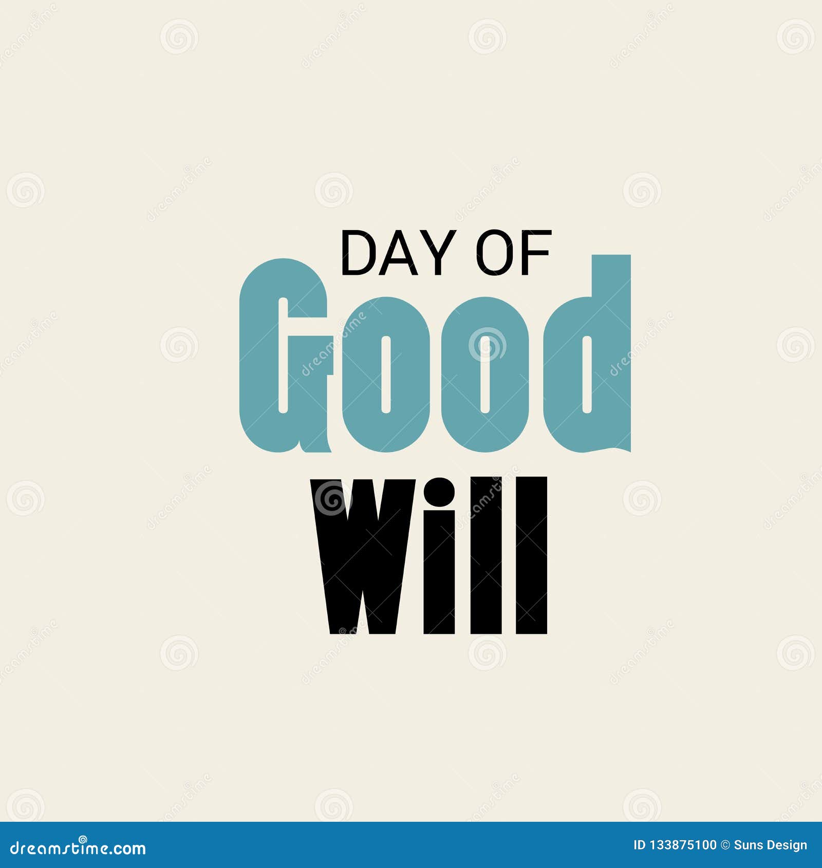 Day of Good Will. stock illustration. Illustration of romantic - 133875100