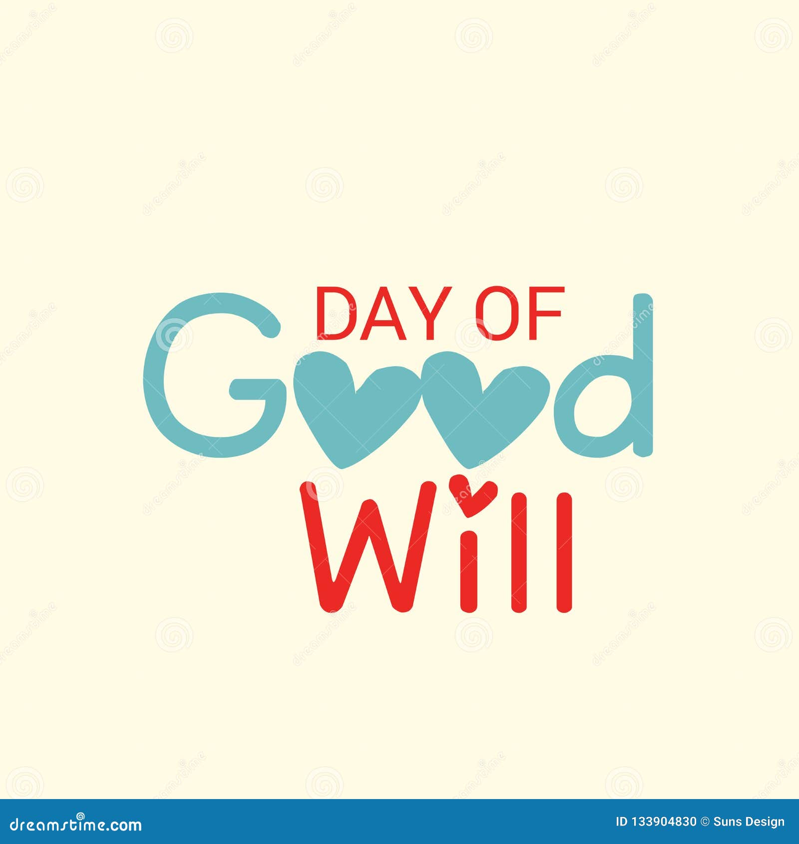Day of Good Will. stock illustration. Illustration of abstract - 133904830