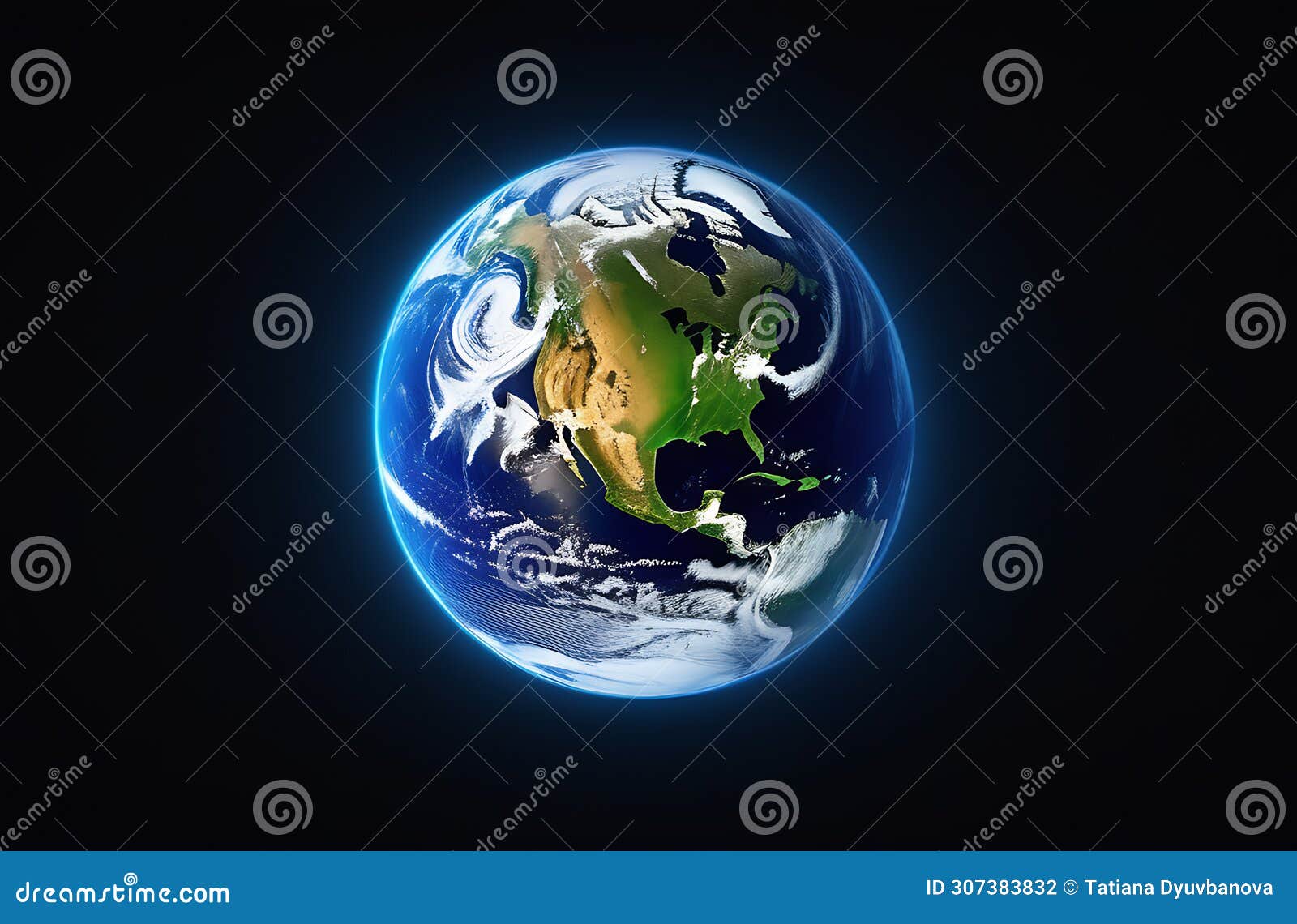 Day Half of the Earth from Space. Earth Day Concept Stock Photo - Image ...
