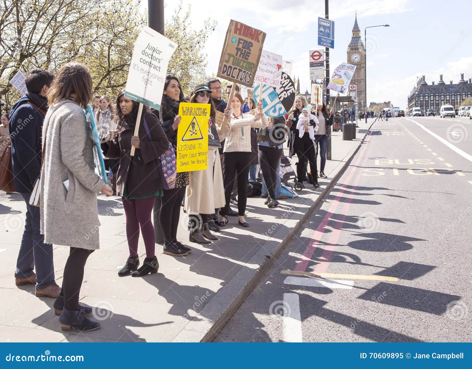 Day 2 of the 48 Hr Strike by the Junior Doctors Editorial Image - Image ...