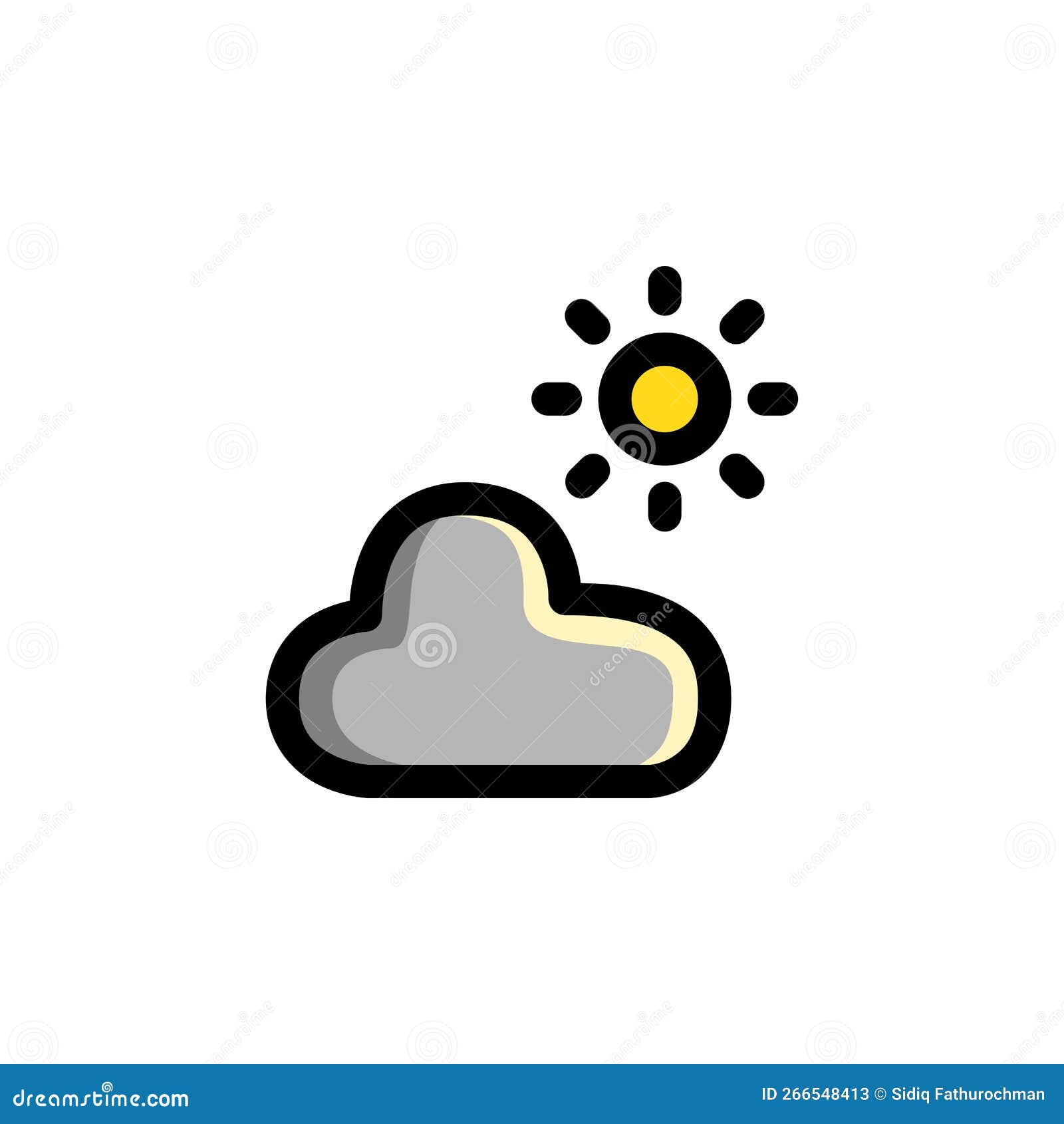 Day Icon stock vector. Illustration of solar, nature - 266548413