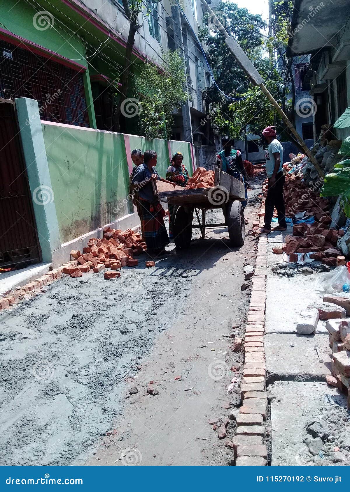 Day labourer work heard editorial photography. Image of work - 115270192