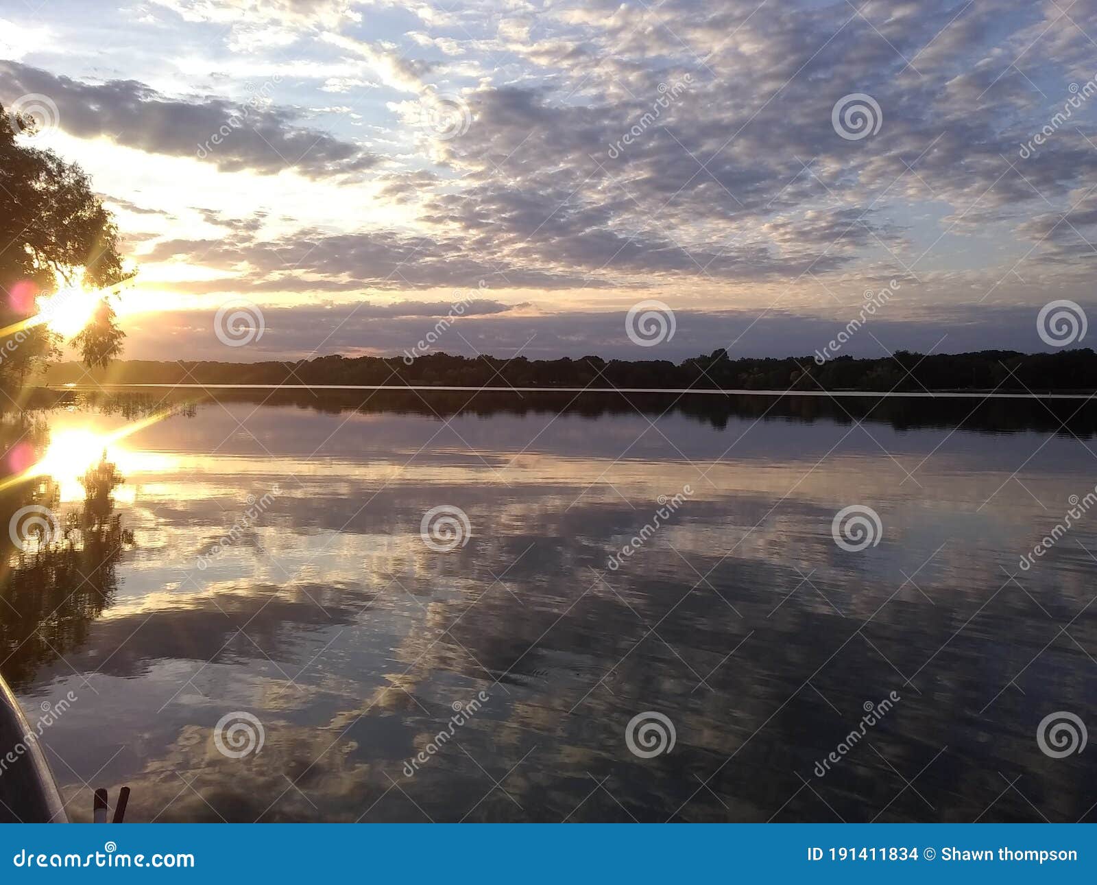 Day at the lake stock photo. Image of evening, cloud - 191411834