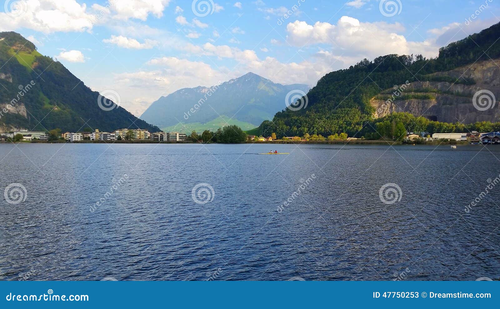A Day on Lake Lucerene stock image. Image of scenic, alps - 47750253
