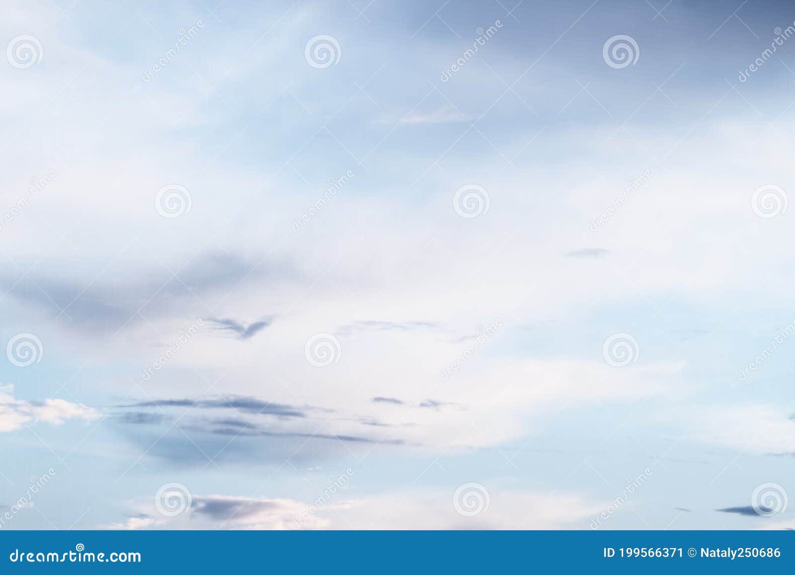 Day Light Blue Sky with Bird Shape Cloud for Relaxing Background or ...