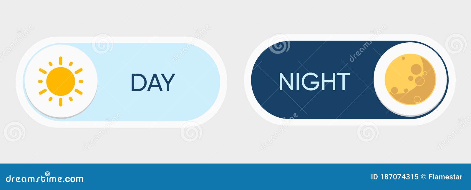Day and Night Mode Switch. Light Filter Toggle Button. Sleeping Mode ...