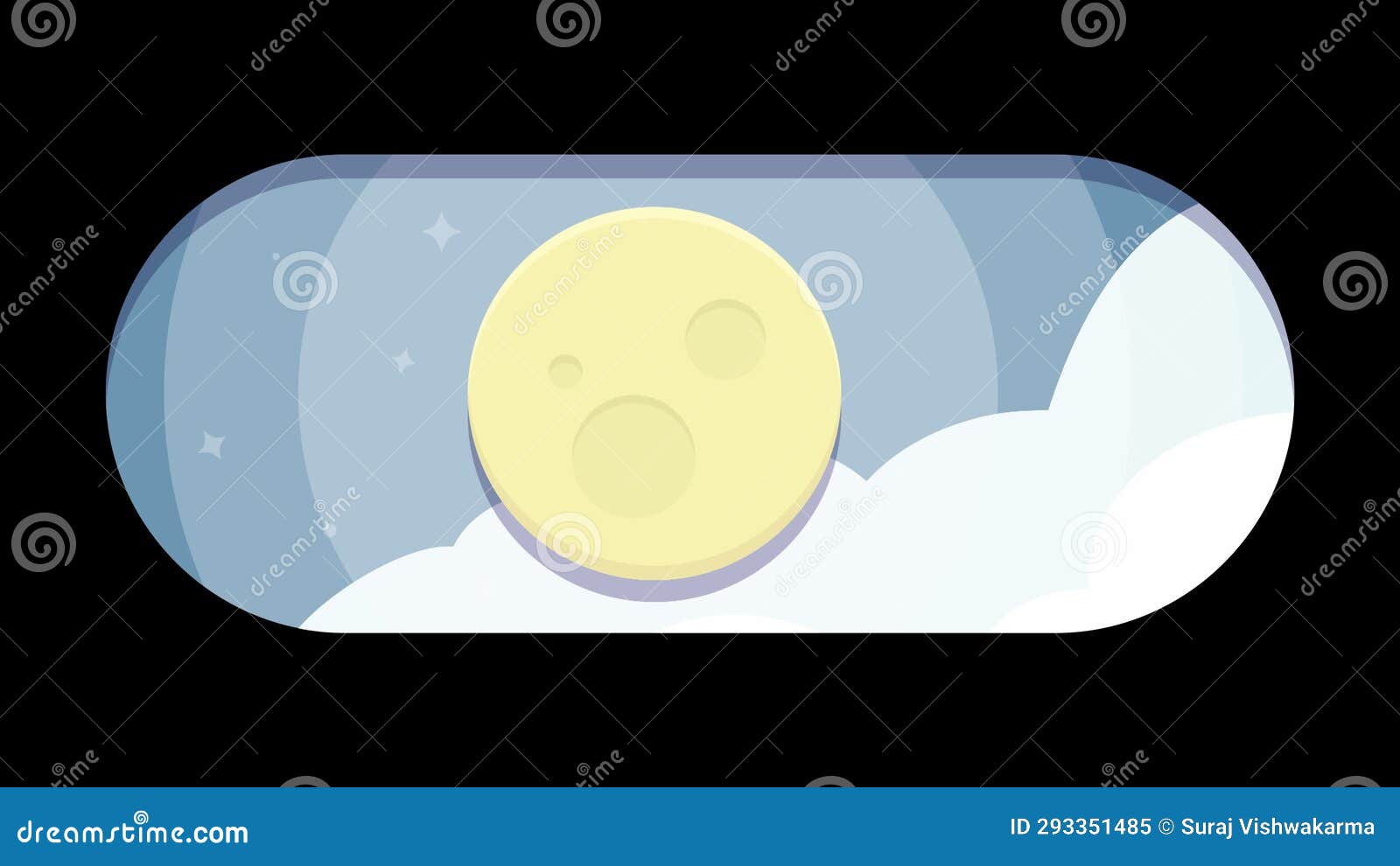 Day and Night Mode Switcher. Stock Video - Video of enable, swipe ...