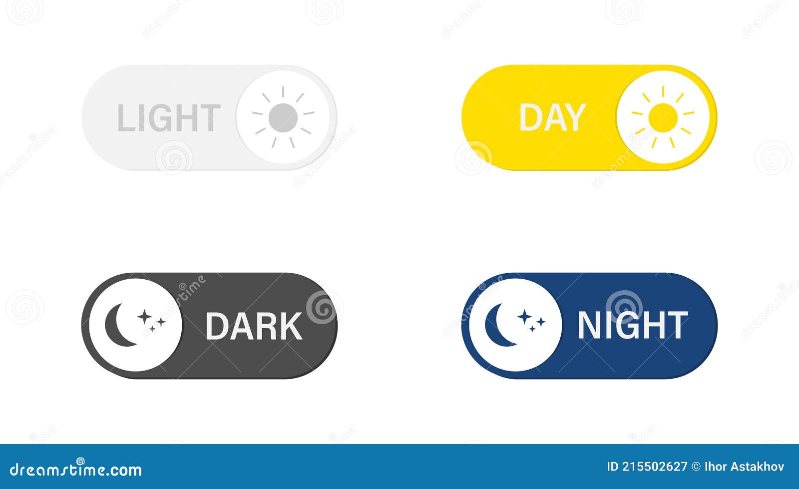 Day Night Switch Icon. Vector Illustration Light and Dark Mode Switch ... Day Night Switch Icon. Vector Illustration Light and Dark Mode Switch ...