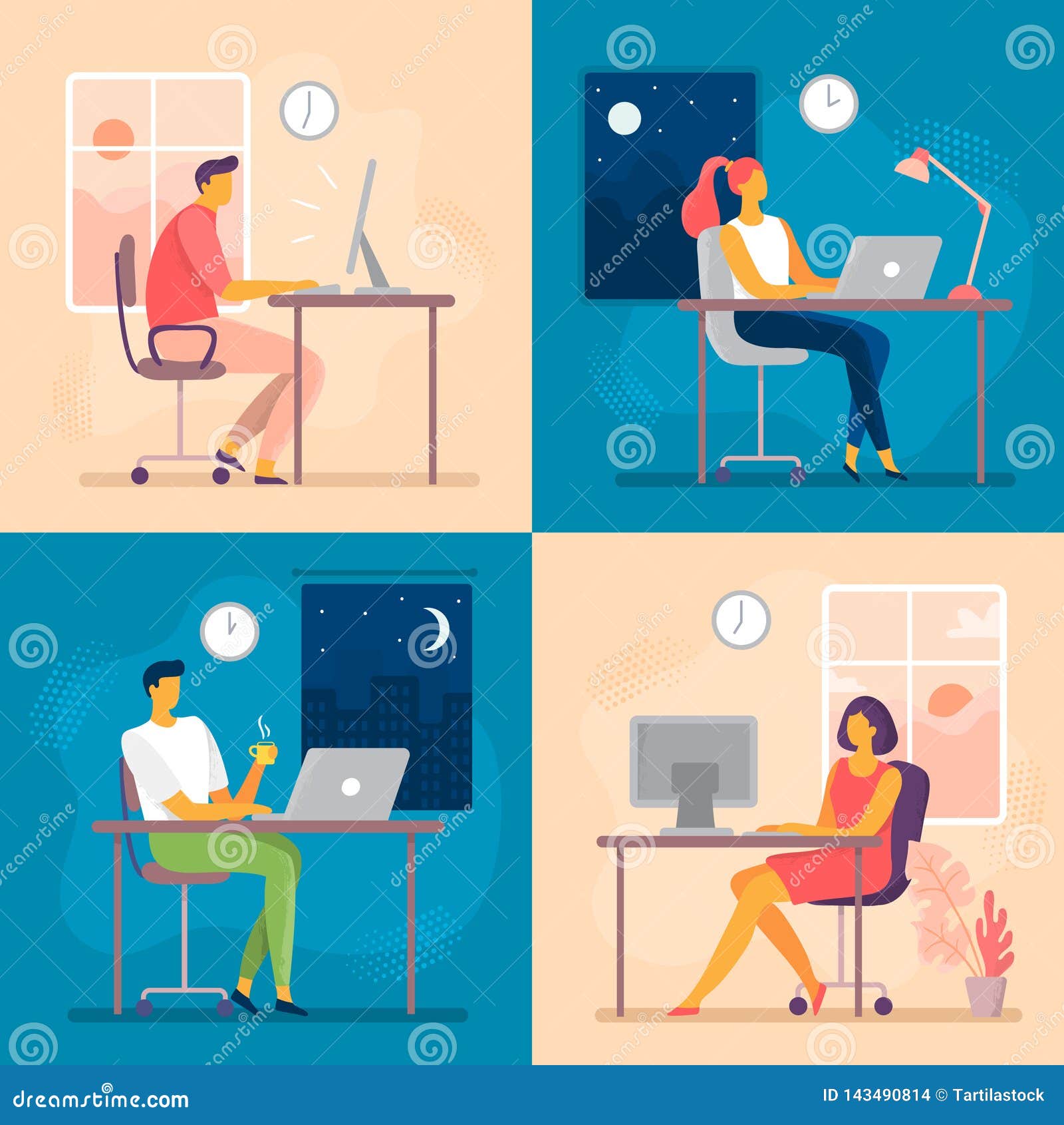 Worker Nights Stock Illustrations – 6 Worker Nights Stock Illustrations ...