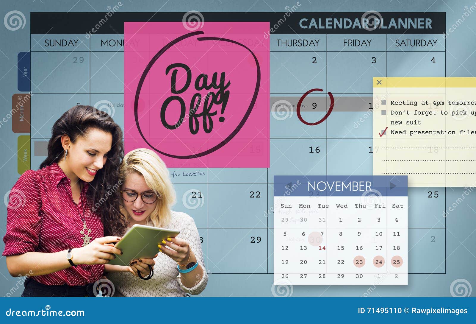 Day Off Free Time Relax Vacation Holiday Schedule Concept Stock Photo ...