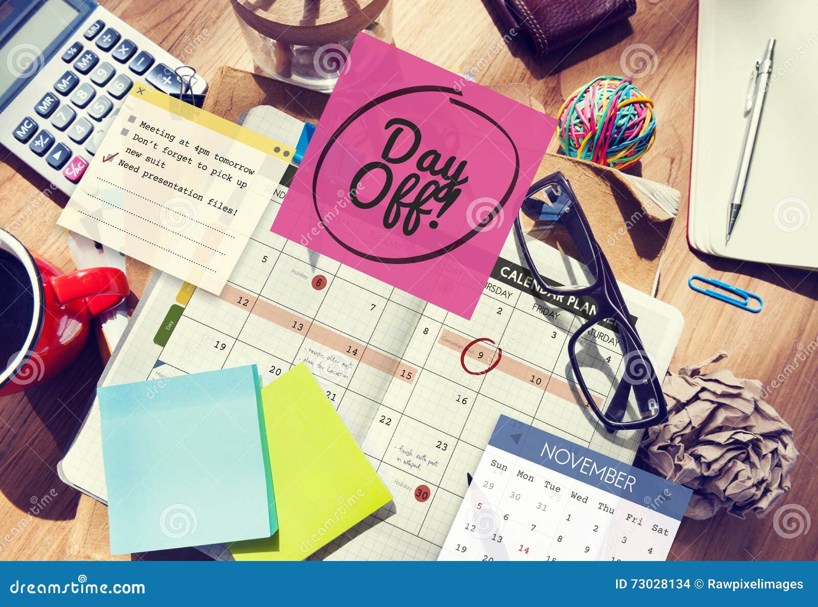 Day Off Free Time Relax Vacation Holiday Schedule Concept Stock Photo ...