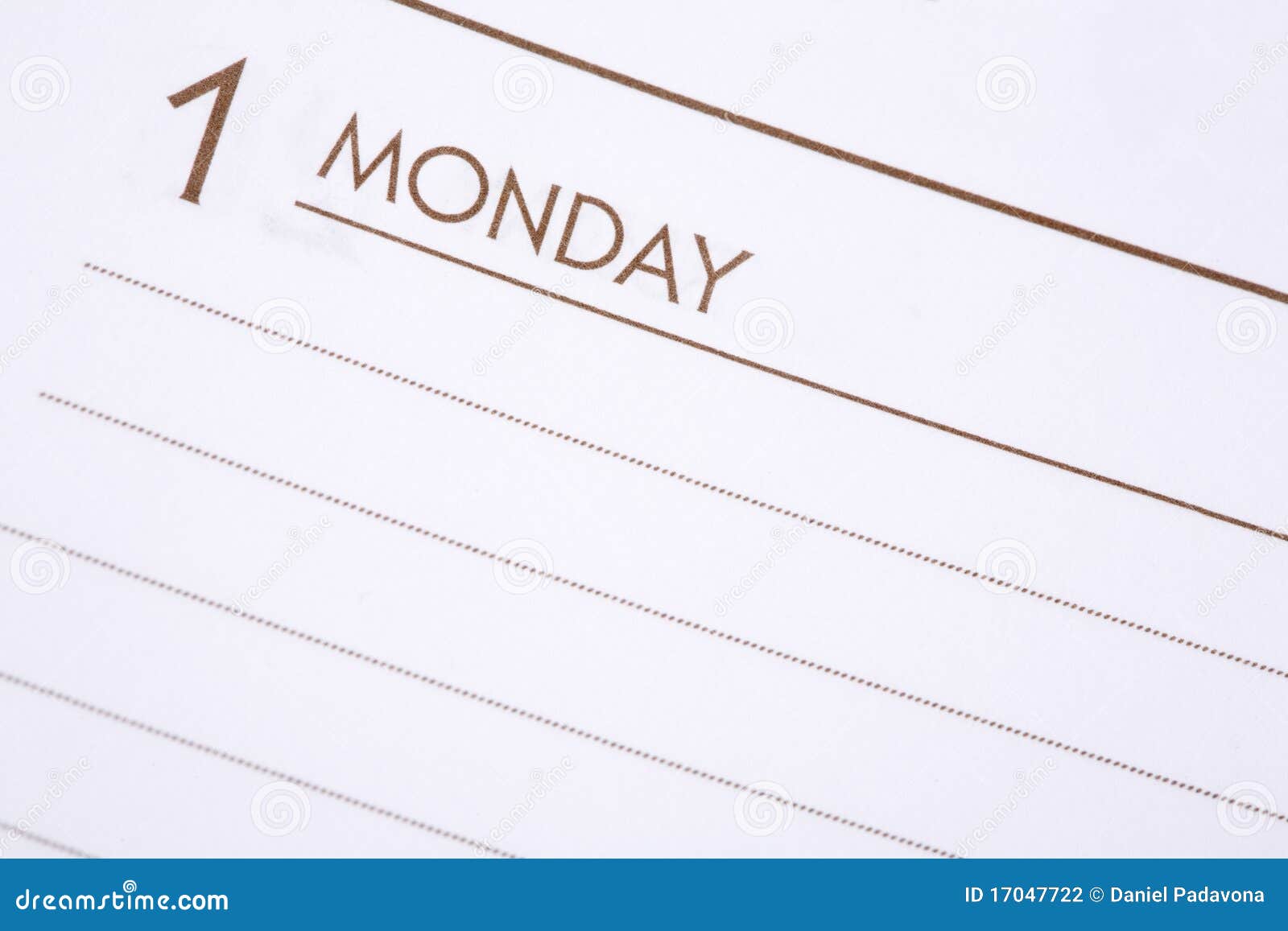 Day One Monday stock photo. Image of number, beginnings - 17047722