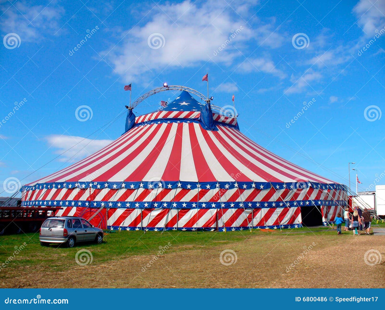 Day out at the circus stock photo. Image of carnival, blue - 6800486