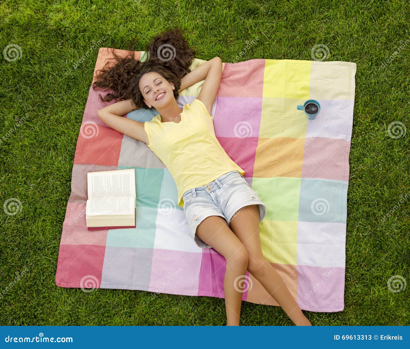 A Day In The Park Stock Image Image Of Beautiful Lying 69613313
