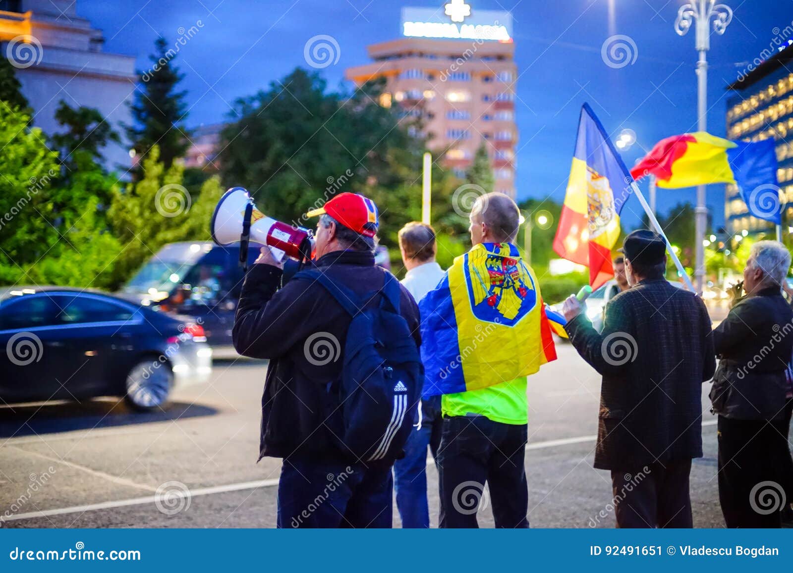 Day 105 of Protest, Bucharest, Romania Editorial Photo - Image of ...