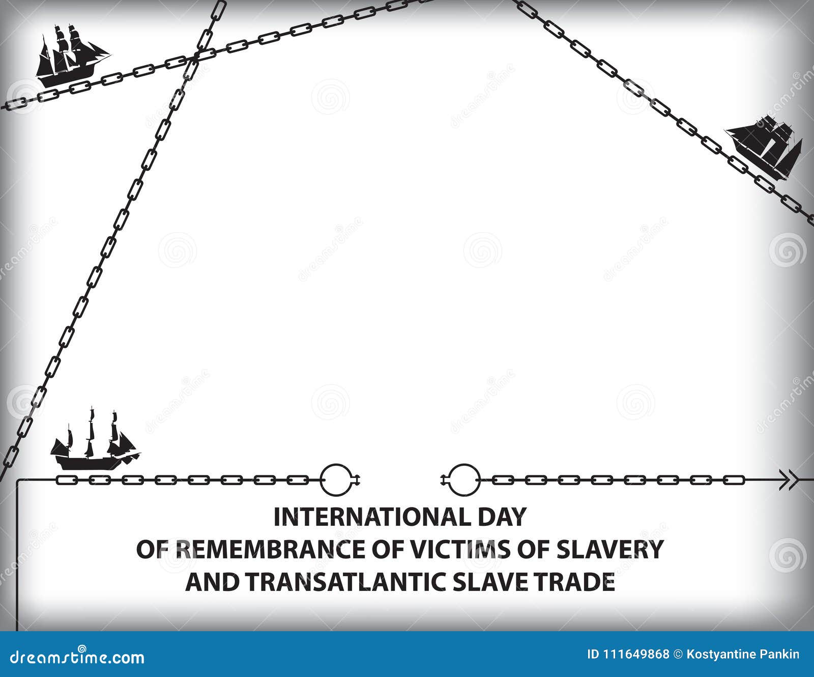 Remembrance Of The Victims Of Slavery And Slave Trade Horizontal Banner ...