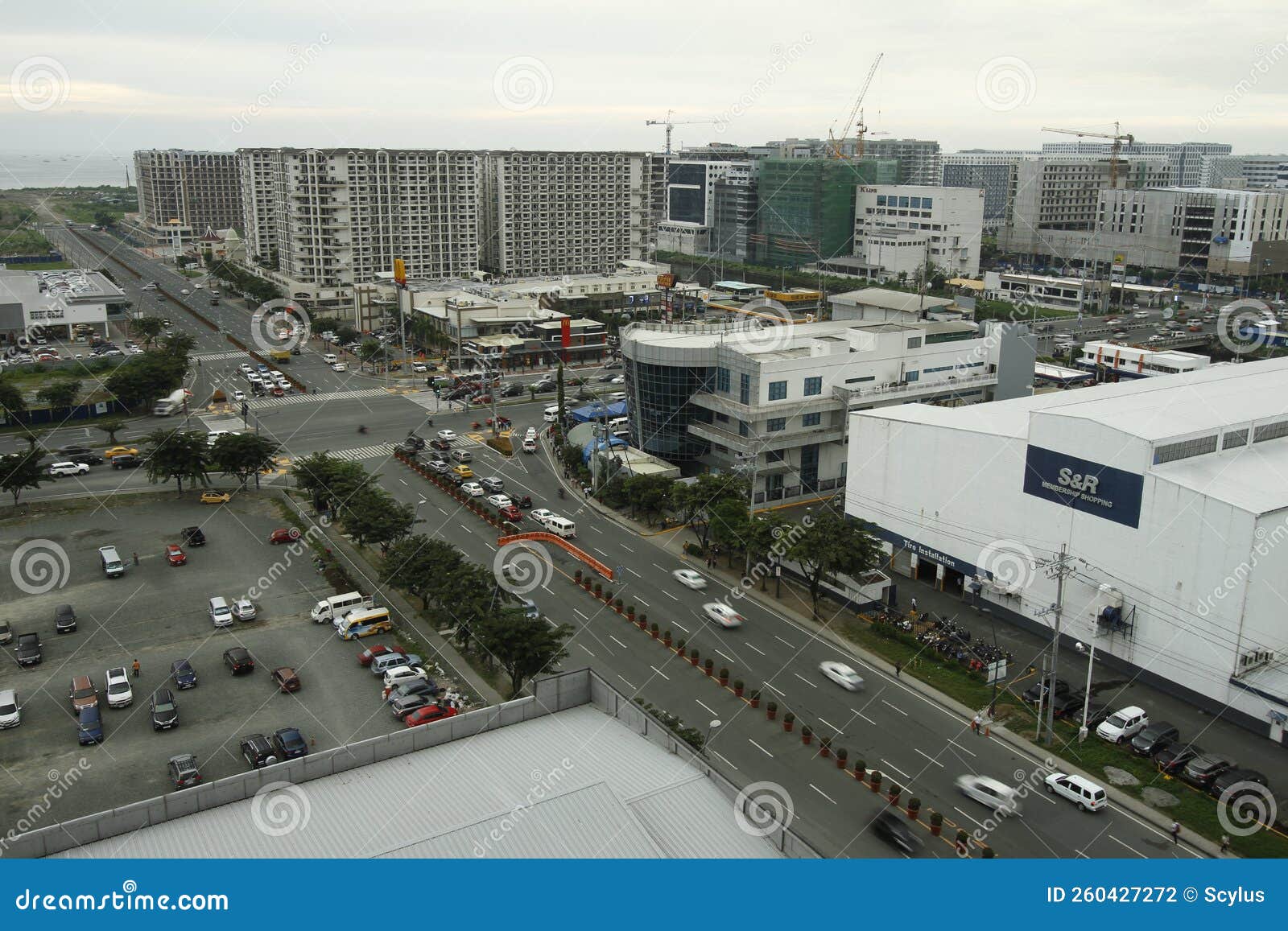 Day Shot of a Busy Intersection at Pasay City, Philippines Editorial ...