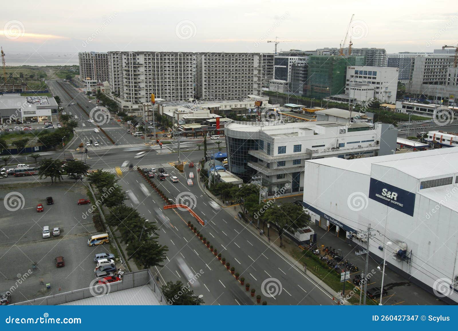 Day Shot of a Busy Intersection at Pasay City, Philippines Editorial ...