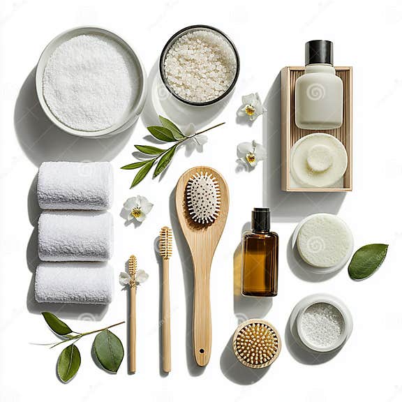 Day Spa Cutout Object with Shadow Stock Illustration - Illustration of ...