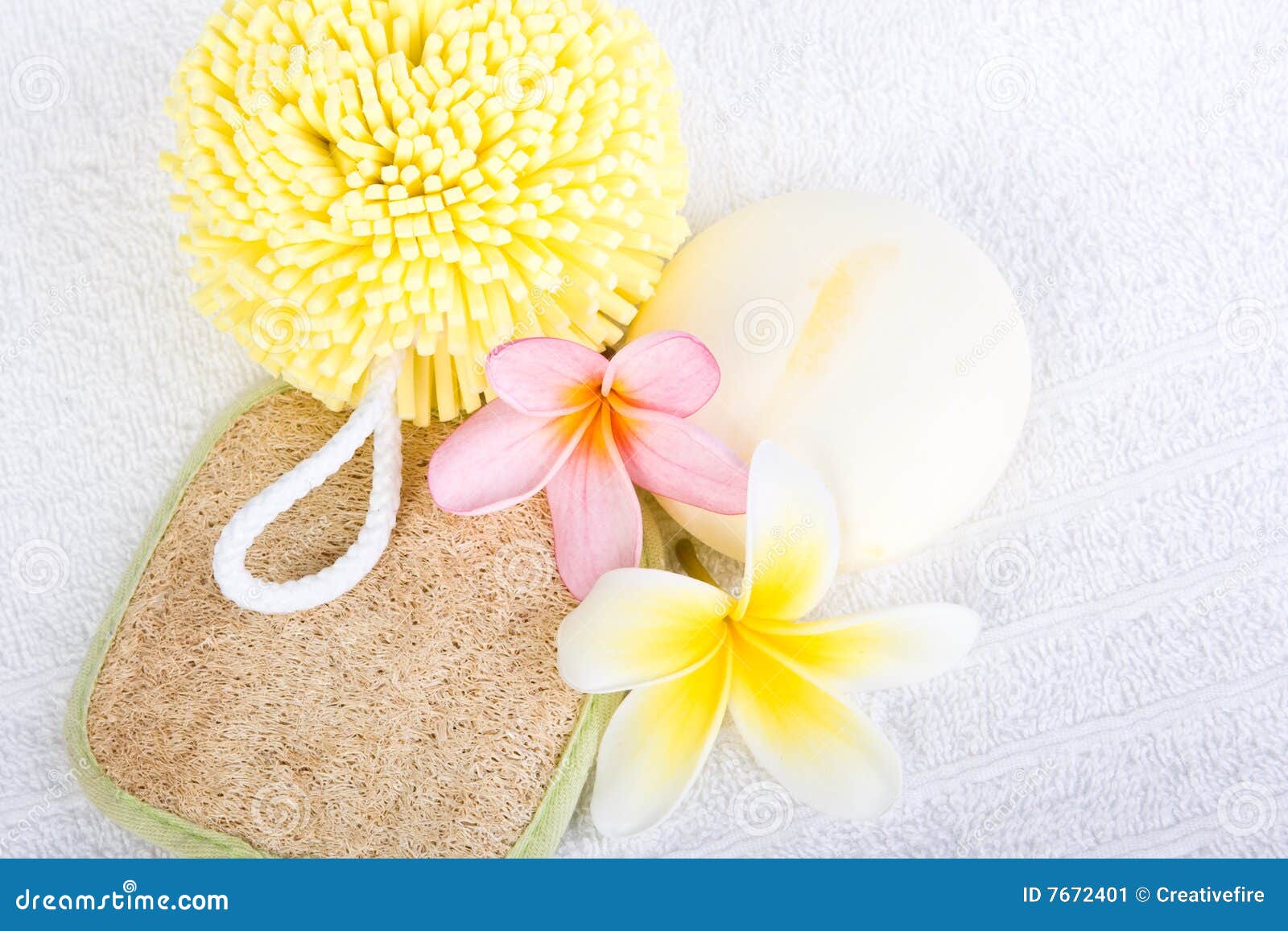 Day Spa Pamper Products stock image. Image of pampering - 7672401