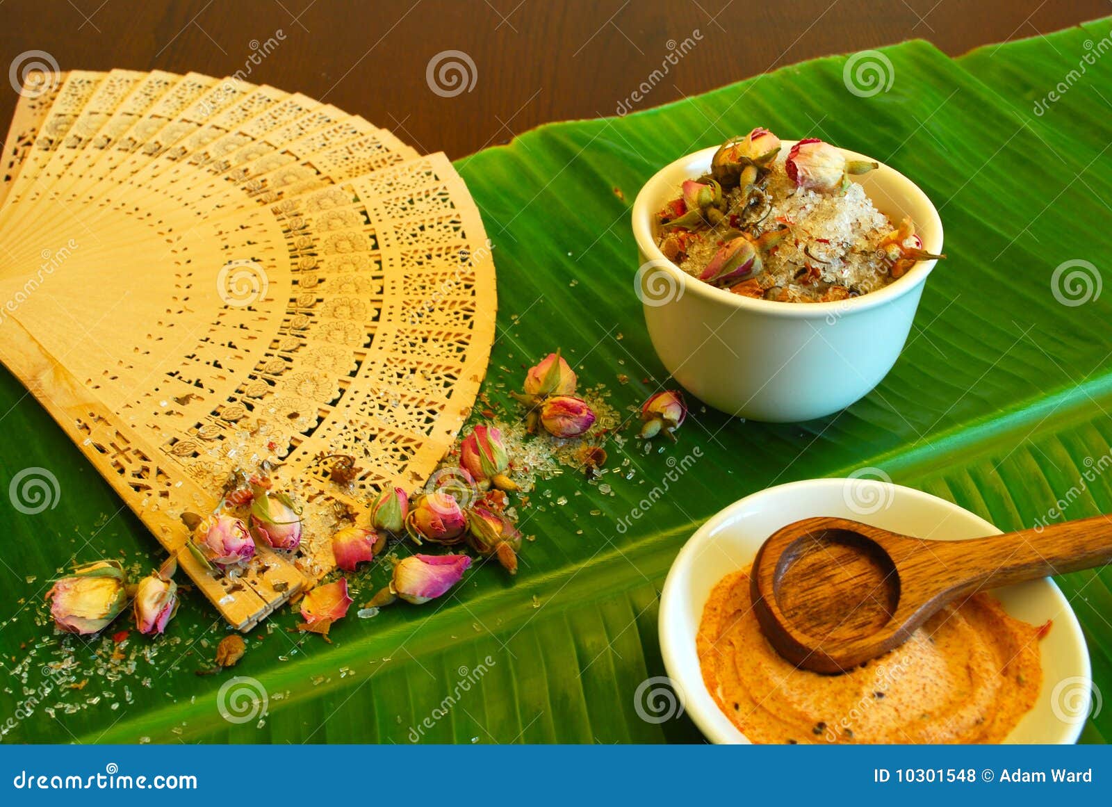 Day spa products stock photo. Image of flowers, natural - 10301548