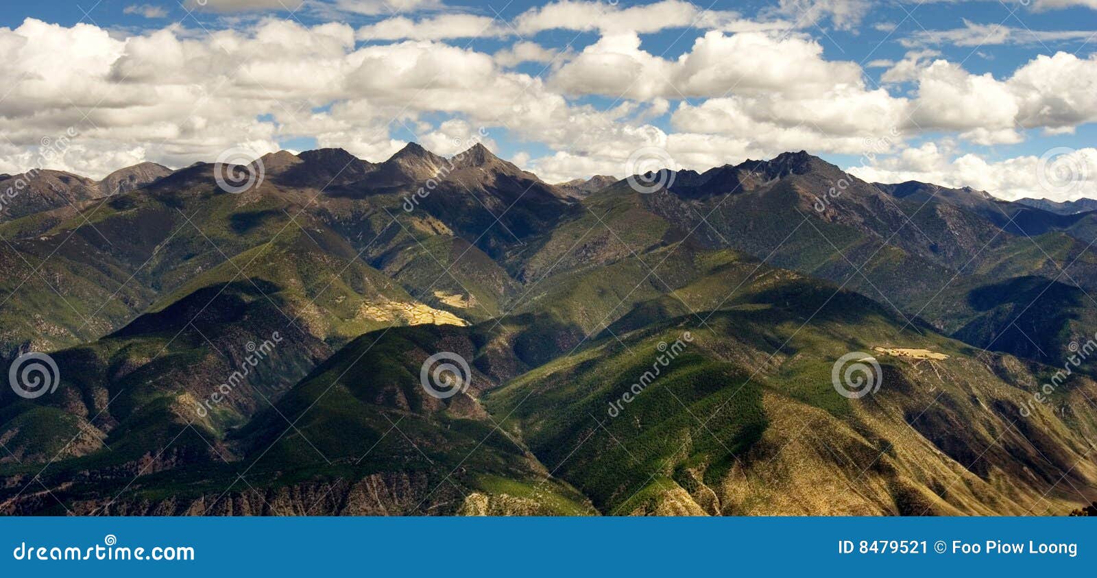 Day View of Highland at Xiangcheng Sichuan Stock Image - Image of ...