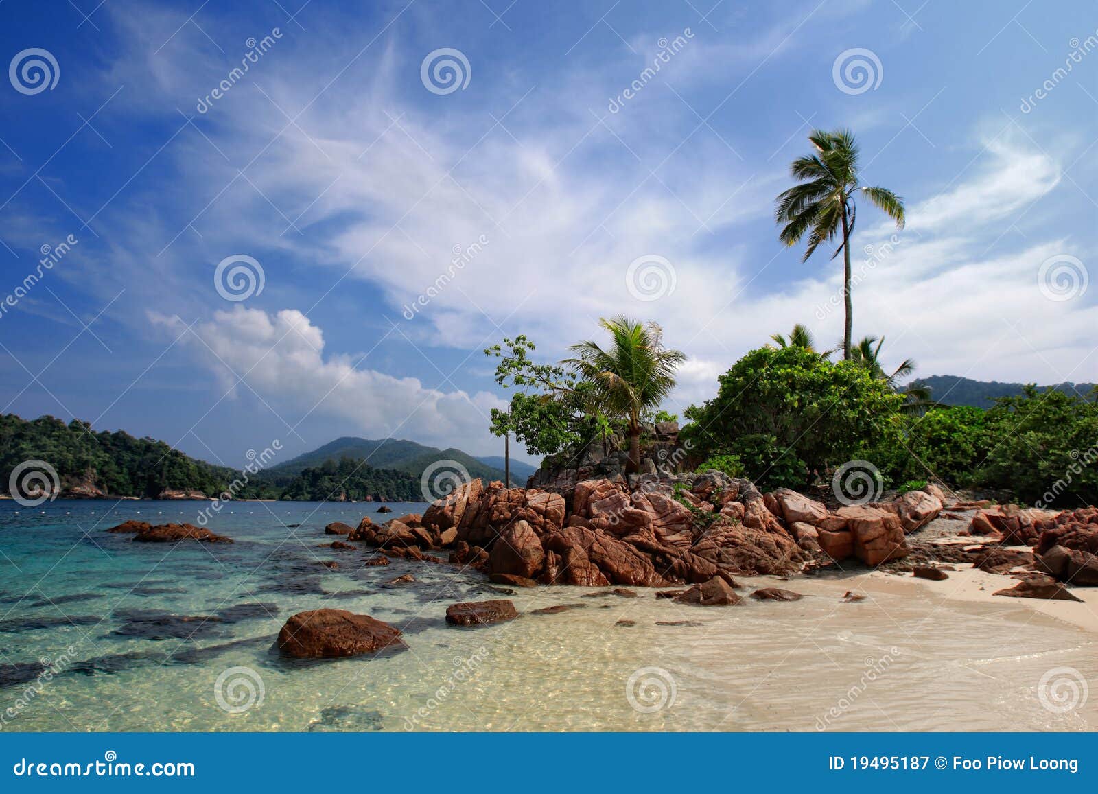 Day View of Marine Park Redang Island Stock Image - Image of summer ...