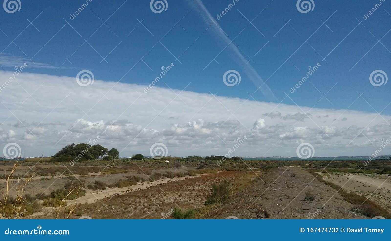 Sky half clouds half clear stock photo. Image of clear - 167474732