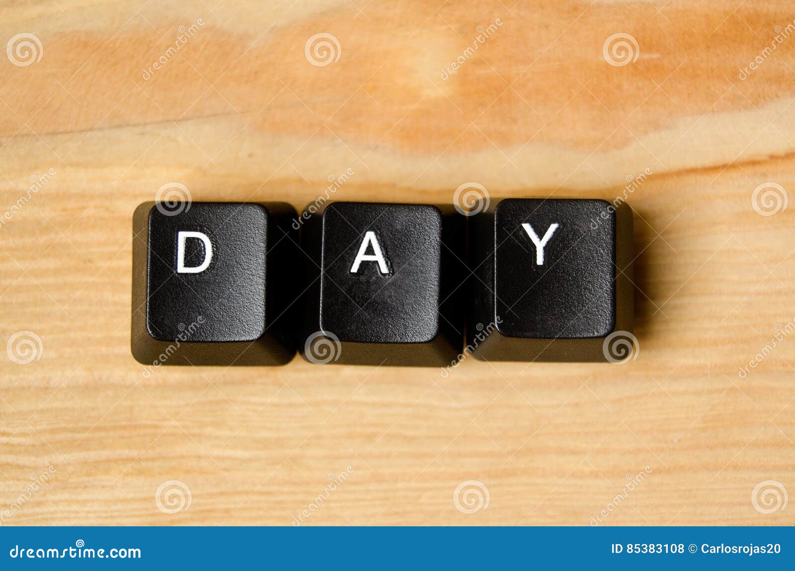 Day word stock photo. Image of text, typography, buttons - 85383108